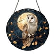 Decorative Owl Stained Glass Style Suncatcher – Window Decor - Walmart.com