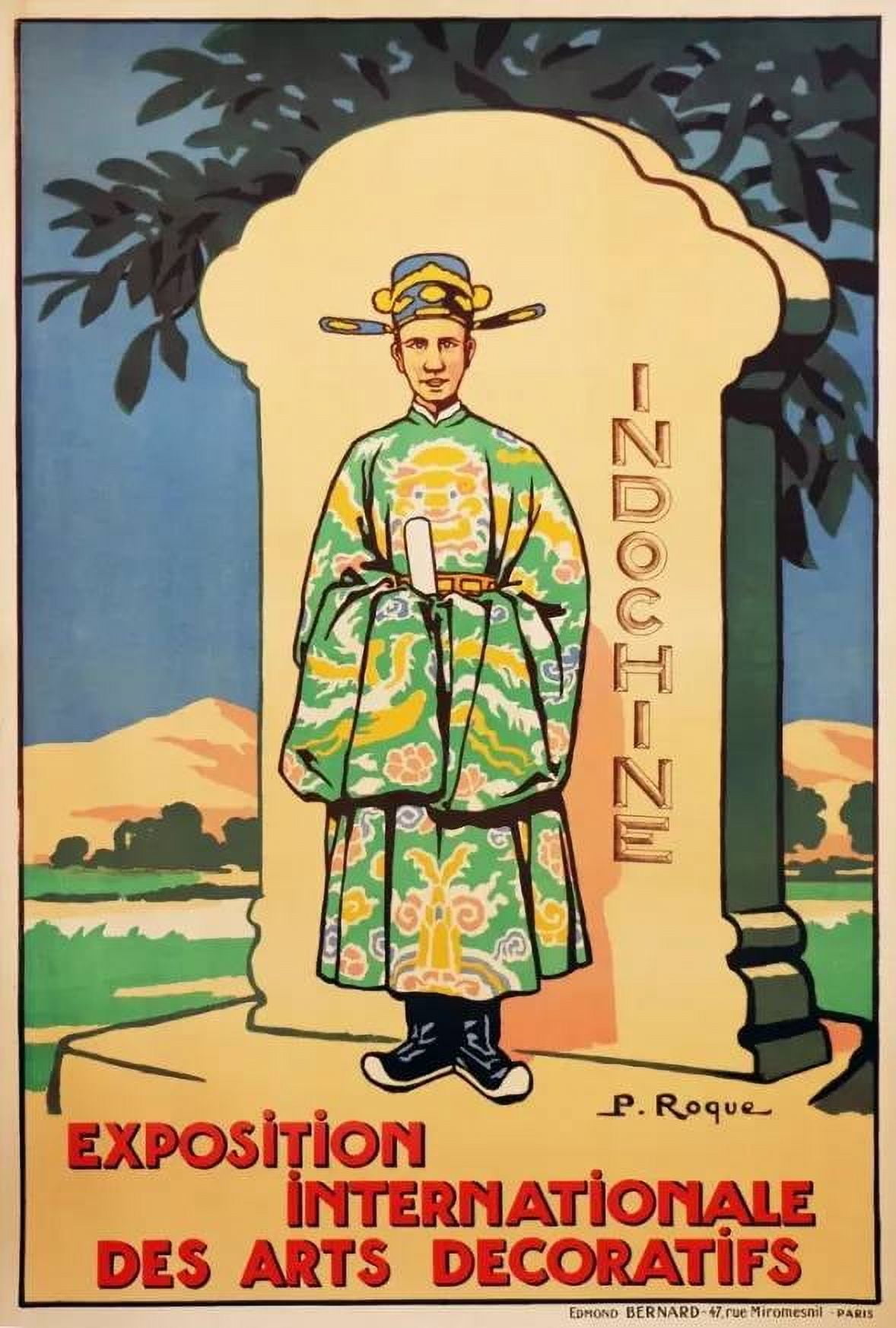 Decorative POSTER.Home room Interior art design.Indochina Oriental ...