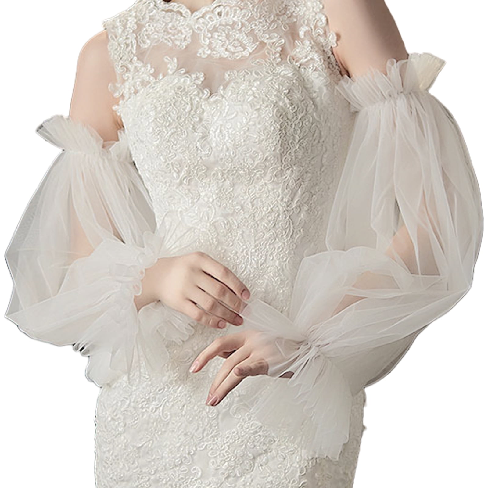 Decorative Paired Arm Warmer False Cuffs Simple Tulle for Princess ...