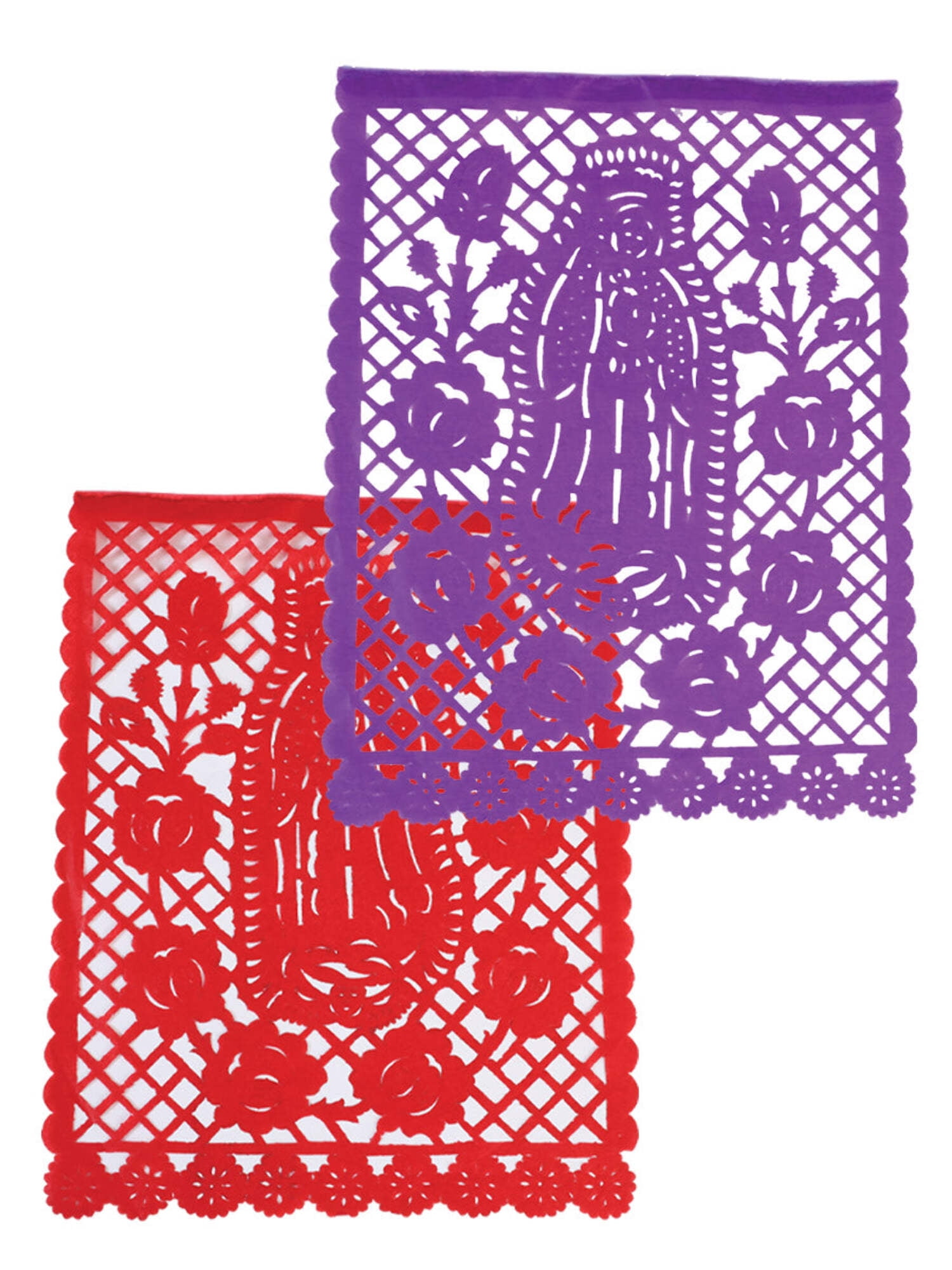 Decorative Papel Picado Virgen Paper Multicolor 601846 - Walmart.com