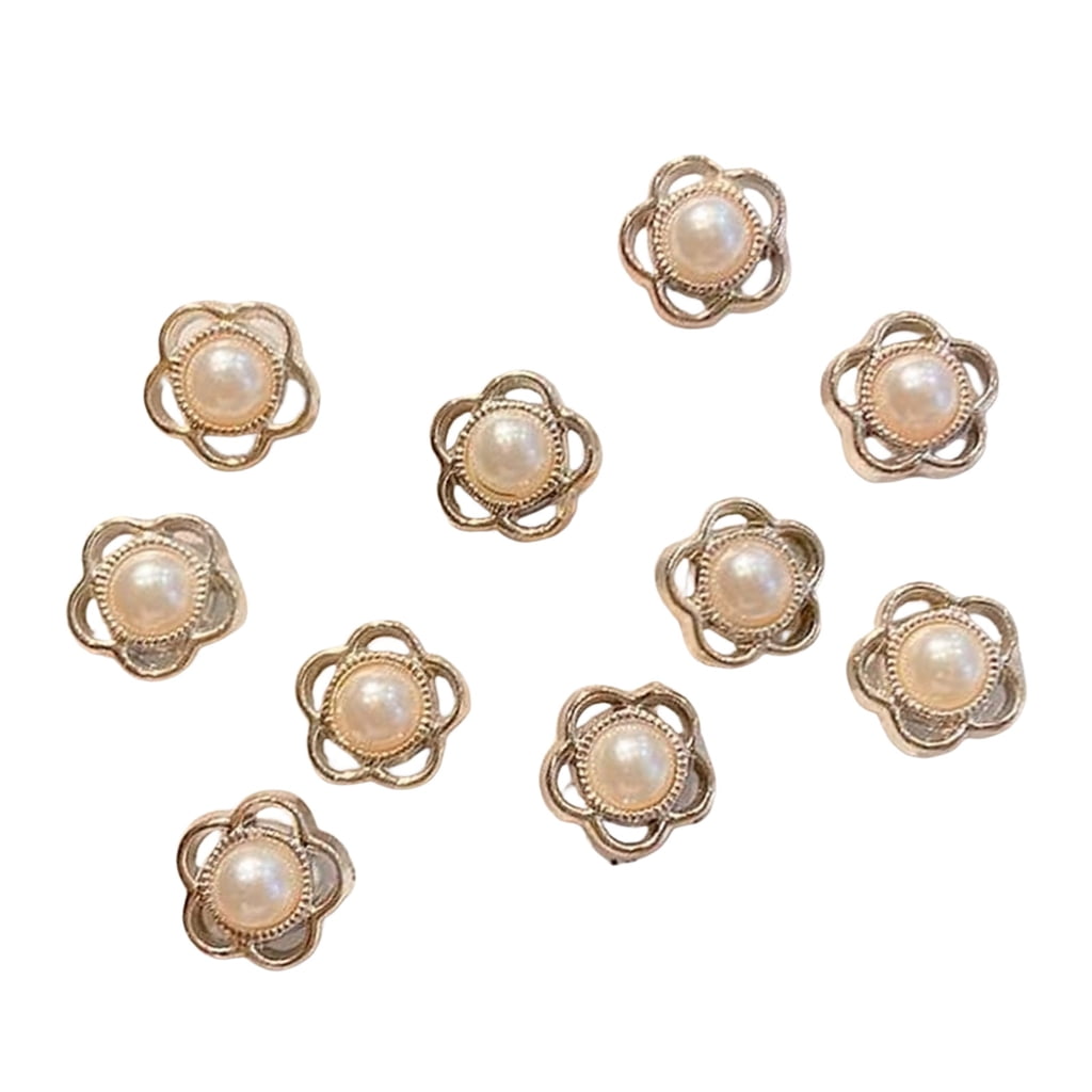 Decorative Pearls Button Clasp Seamlessly Outfit Adjuster Sensitive ...