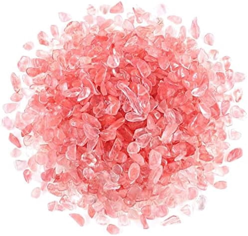 Decorative Pebbles, 1 Lb/460g (Fill 1 Cup) Pink Crystal Quartz Stones ...