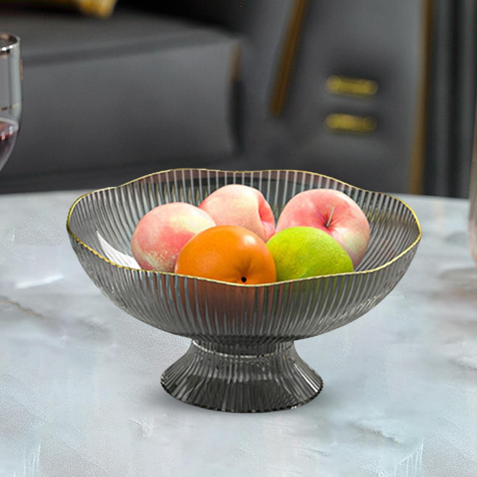 Decorative Pedestal Bowl, Storage Baskets Stand Organization, Snacks ...