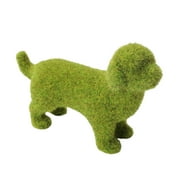 Multitrust Decorative Peeing Dog in 4 Styles Green Lifelike Artificial ...