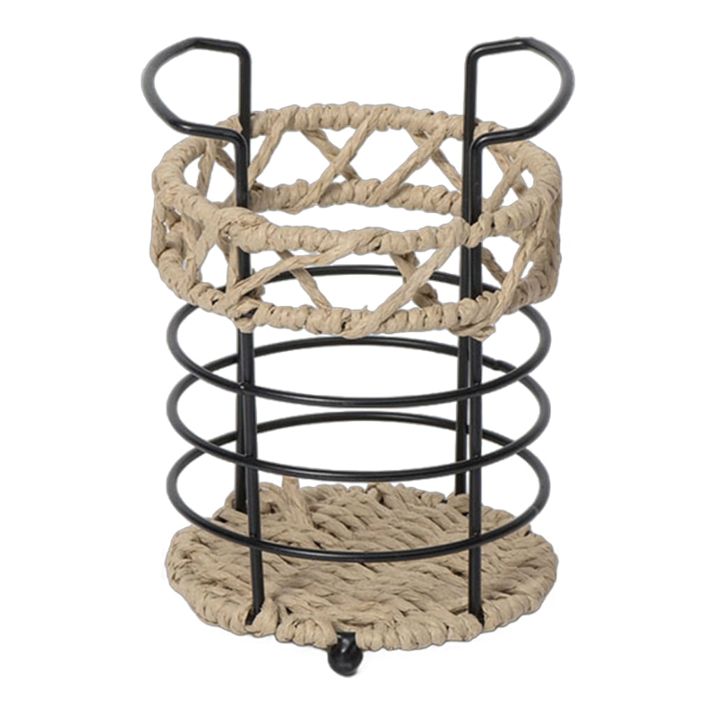 Decorative Pen Basket Office Desk Organiser for Pen Pencil Makeup Tool ...