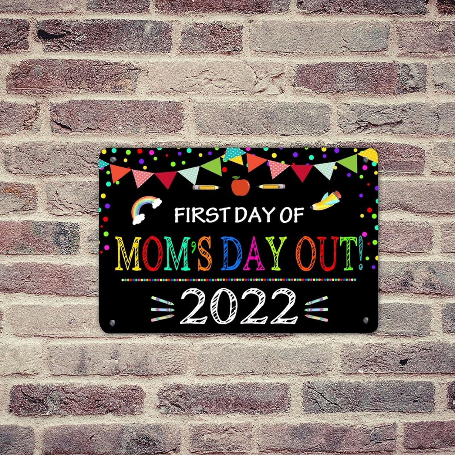 Decorative Personalized Tin Signs First and Last Day of School Signs ...