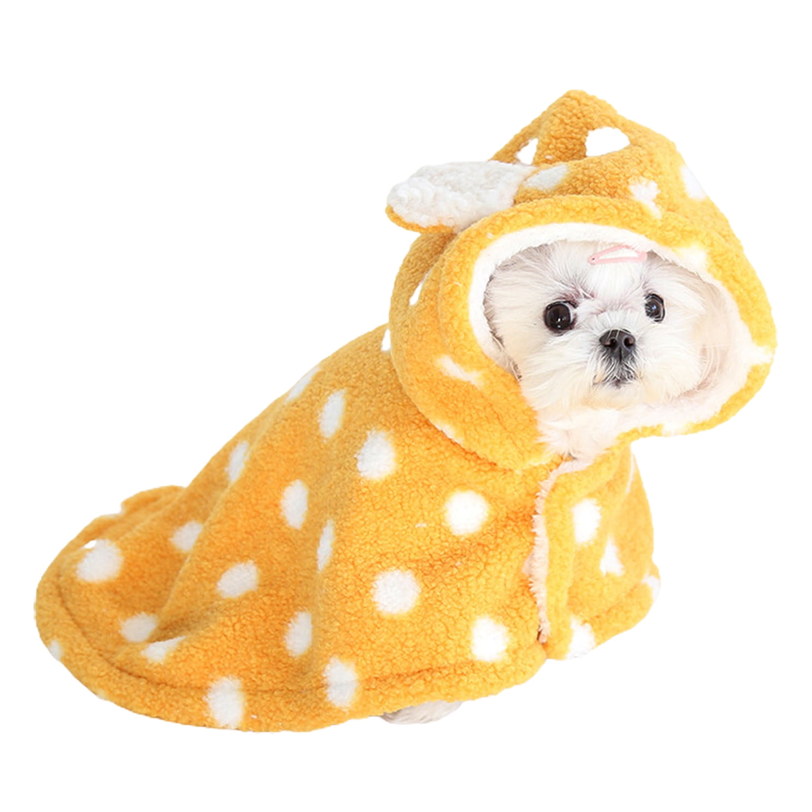 Decorative Pet Cloak Costume Fine Workmanship Fabric Dots Pet Cap Cape ...