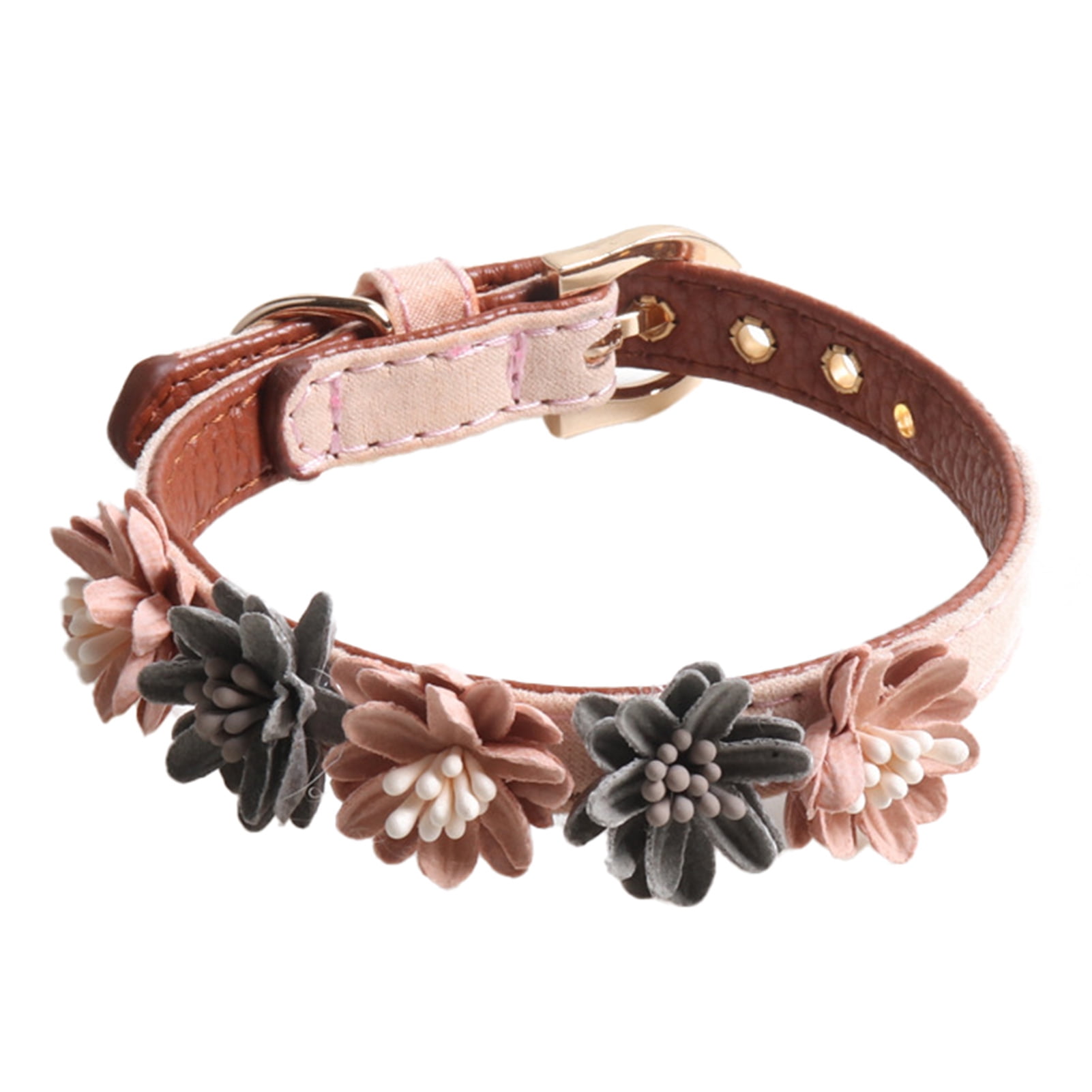 Decorative Pet Collar - Flower Shape Design - Adjustable - Pet Dogs ...