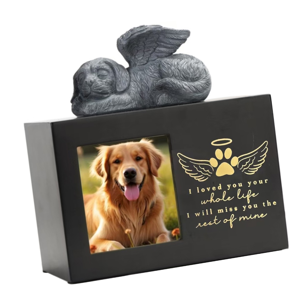 Decorative Pet Urn Box With Photo Pet Cats Dogs Funeral Supply Can ...
