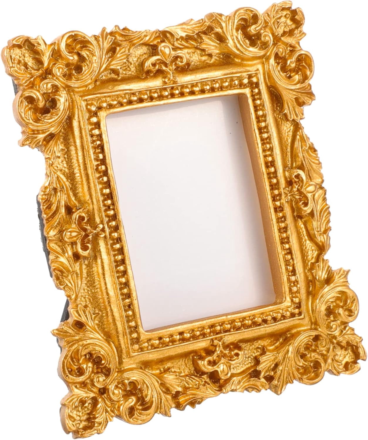 Decorative Photo Frame Mini Gold Frame Vintage Style Small Photo Holder ...