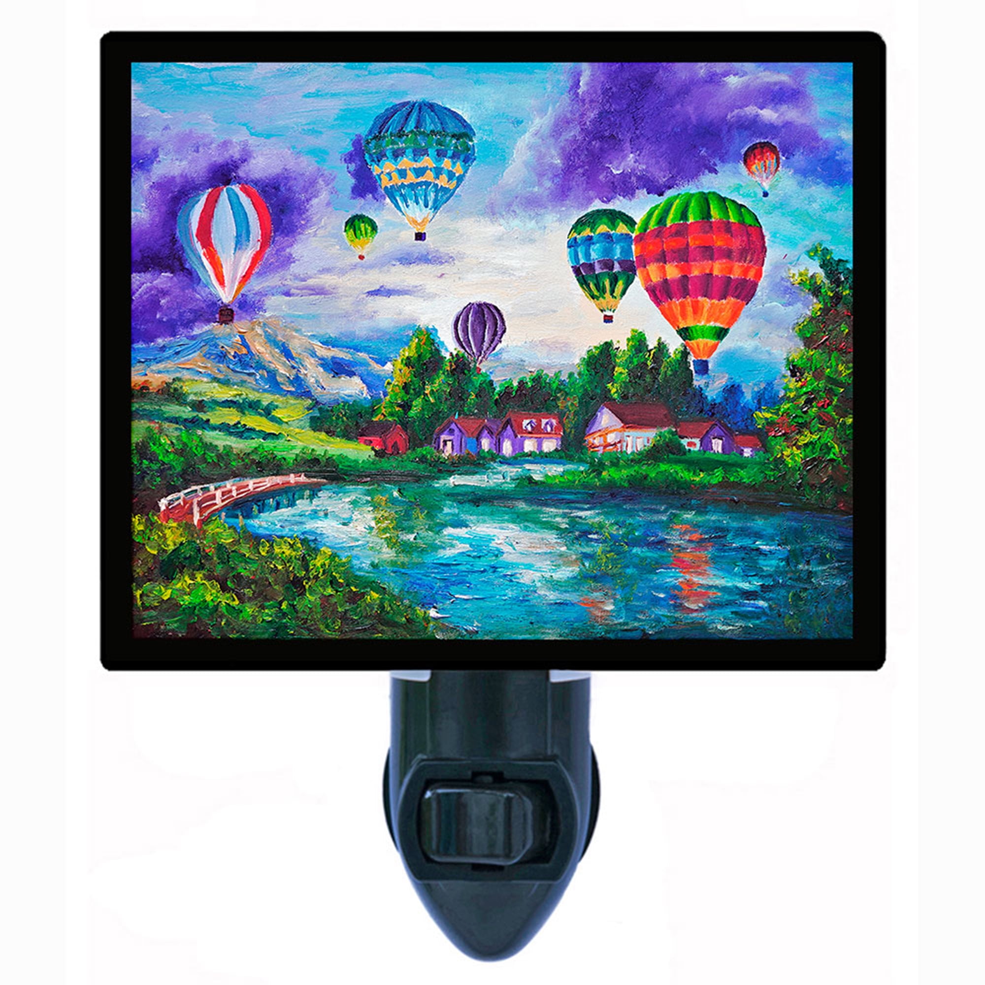 Decorative Photo Night Light Plus One Extra Free Switchable Insert. 4 ...