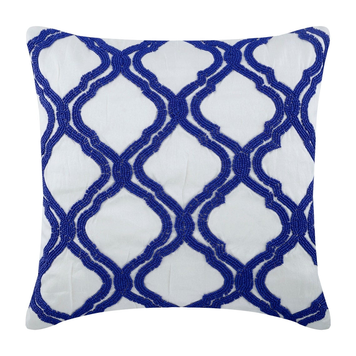 Decorative Pillow Cover, Lattice Cushion Covers, 12"x12" Cotton Linen ...