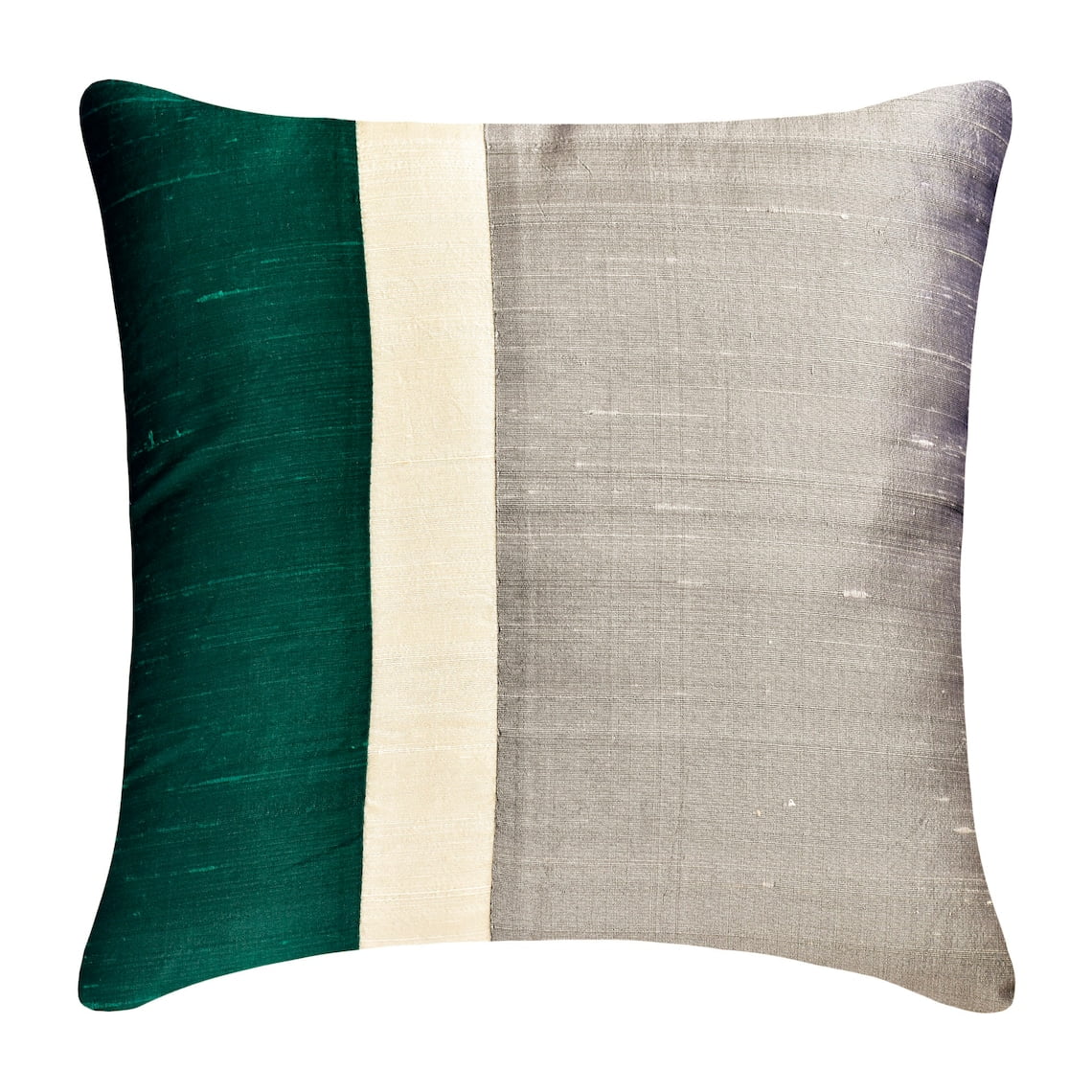 Decorative Pillow Covers With Zippers, Decorative Green & Grey 16"x16 ...