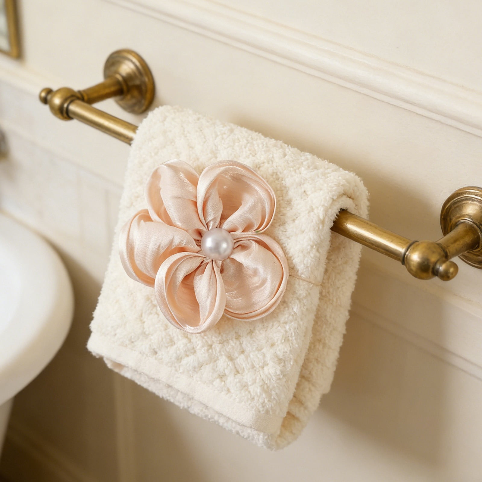 Decorative Pineapple Lattice Towel, Soft Absorbent Hand Towel with ...