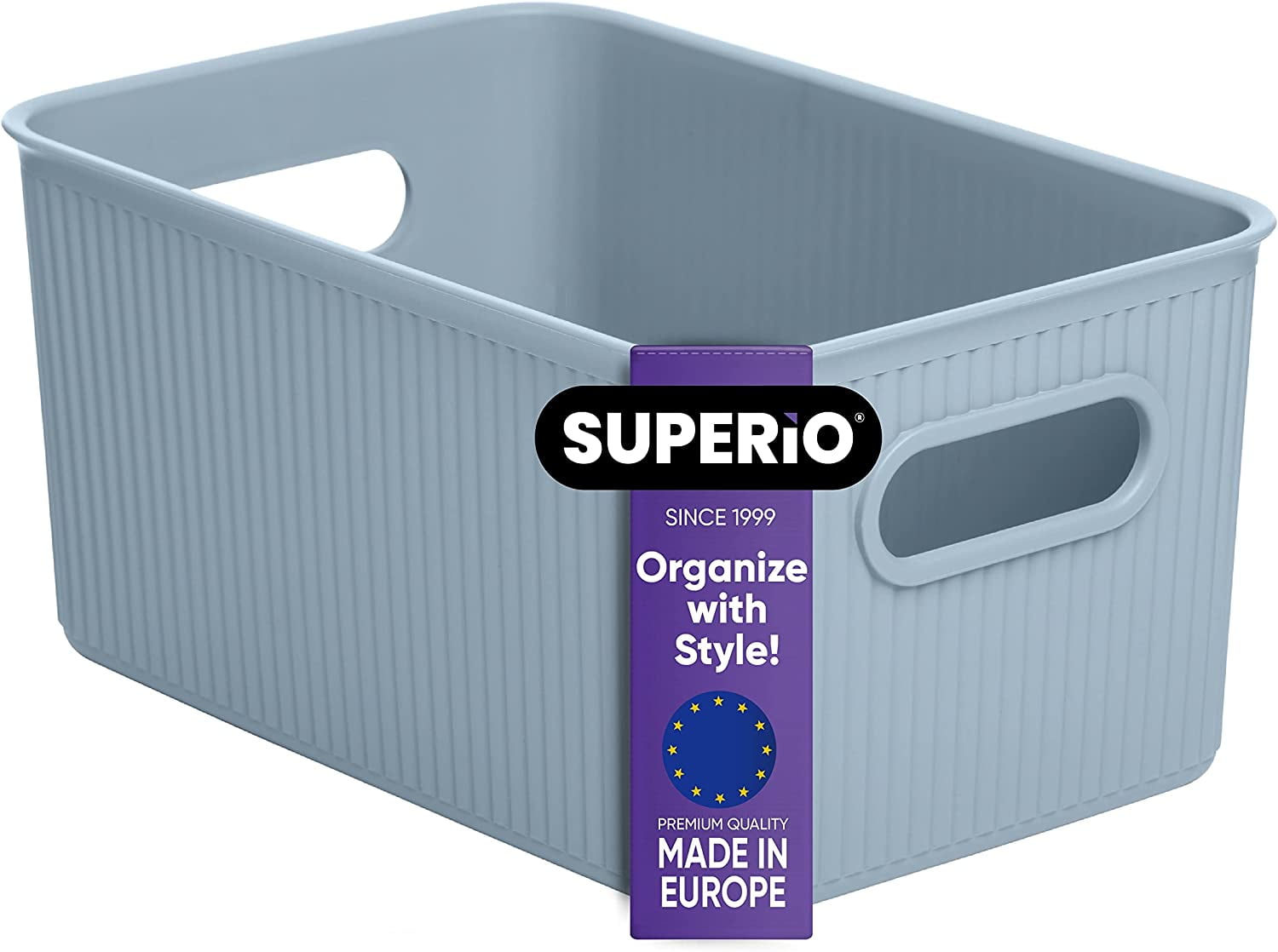 Decorative Plastic Open Home Storage Bins Organizer Baskets, Medium ...