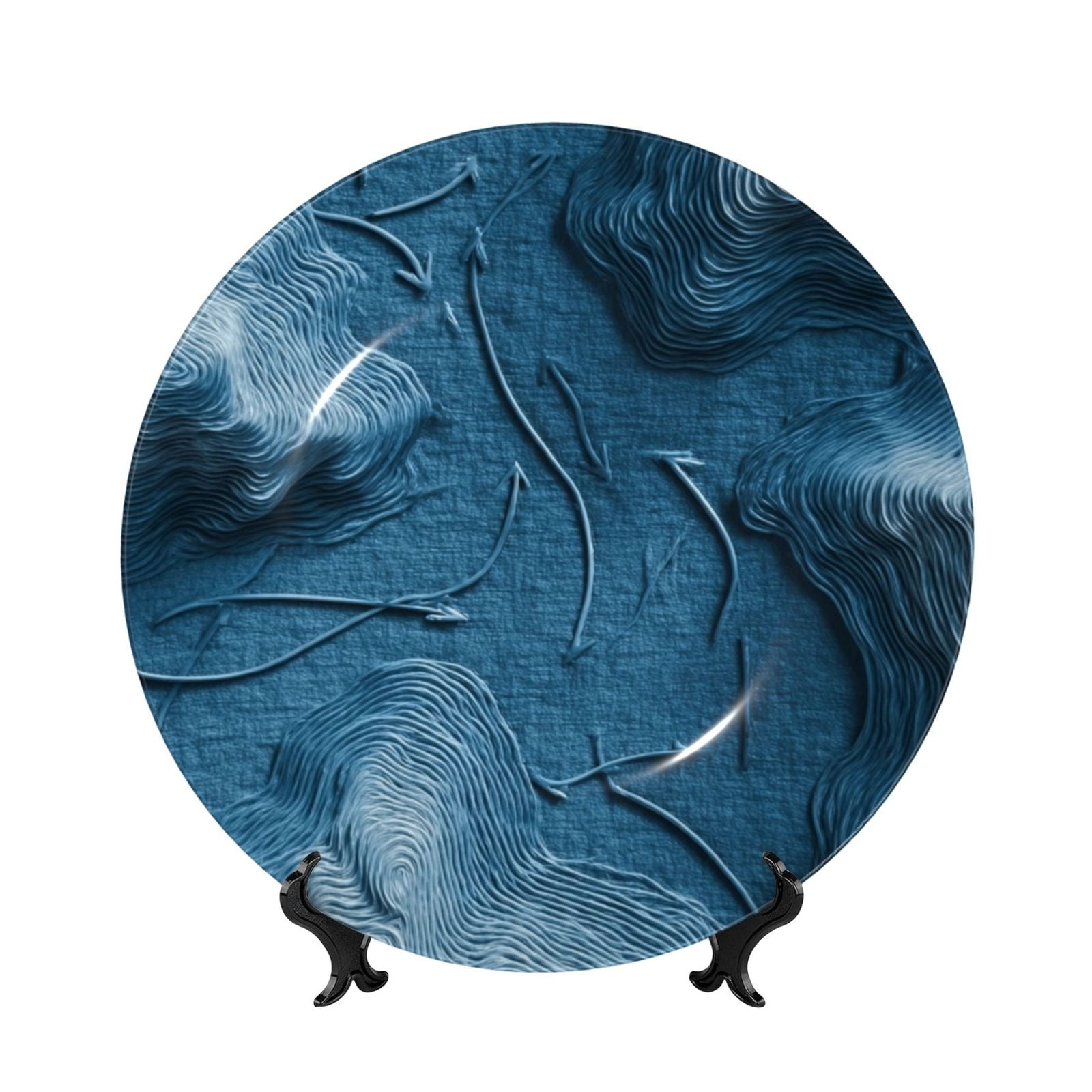 Decorative Plates – Bone China Wall & Table Decor - Abstract Weather ...