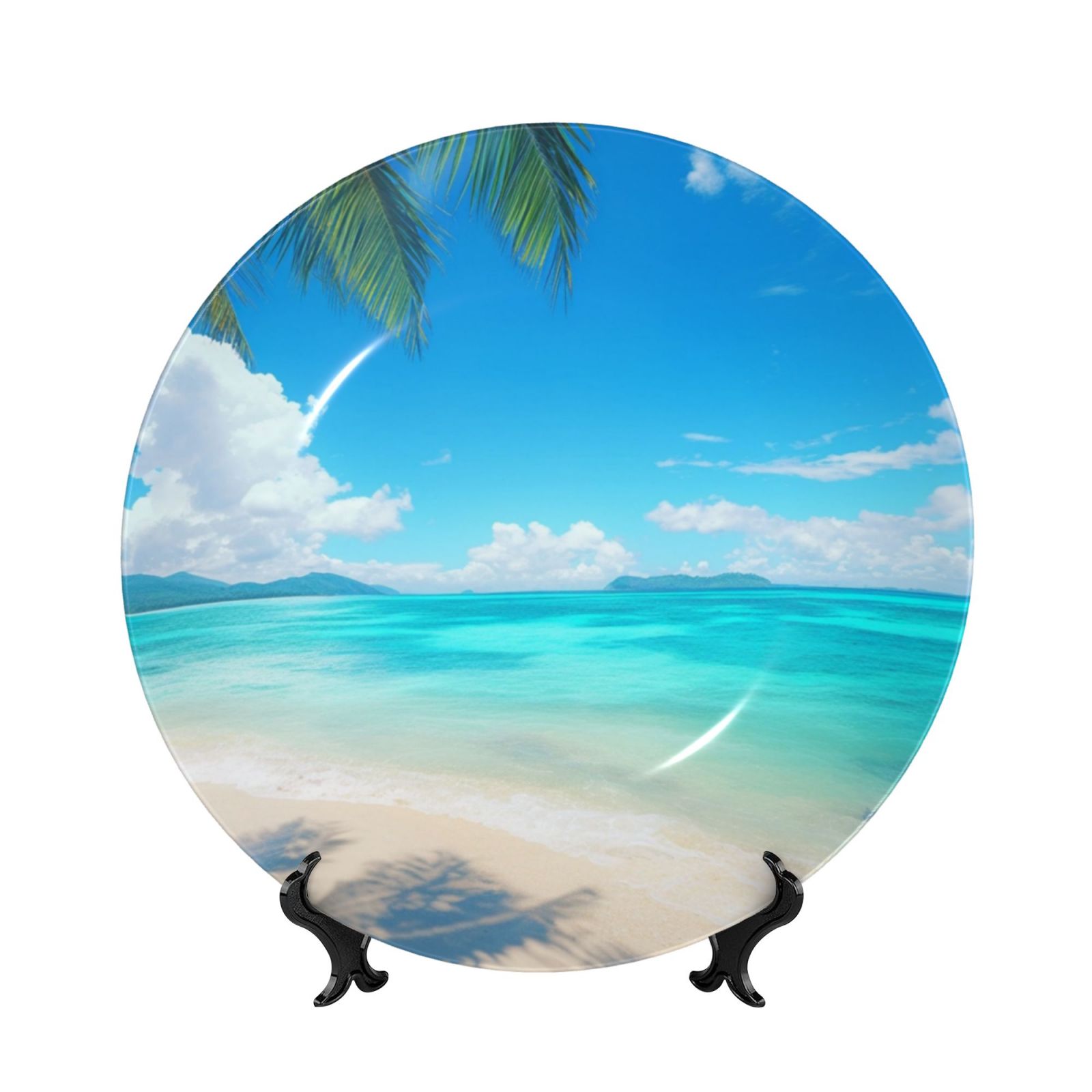 Decorative Plates – Bone China Wall & Table Decor - Beach Summer Ocean ...