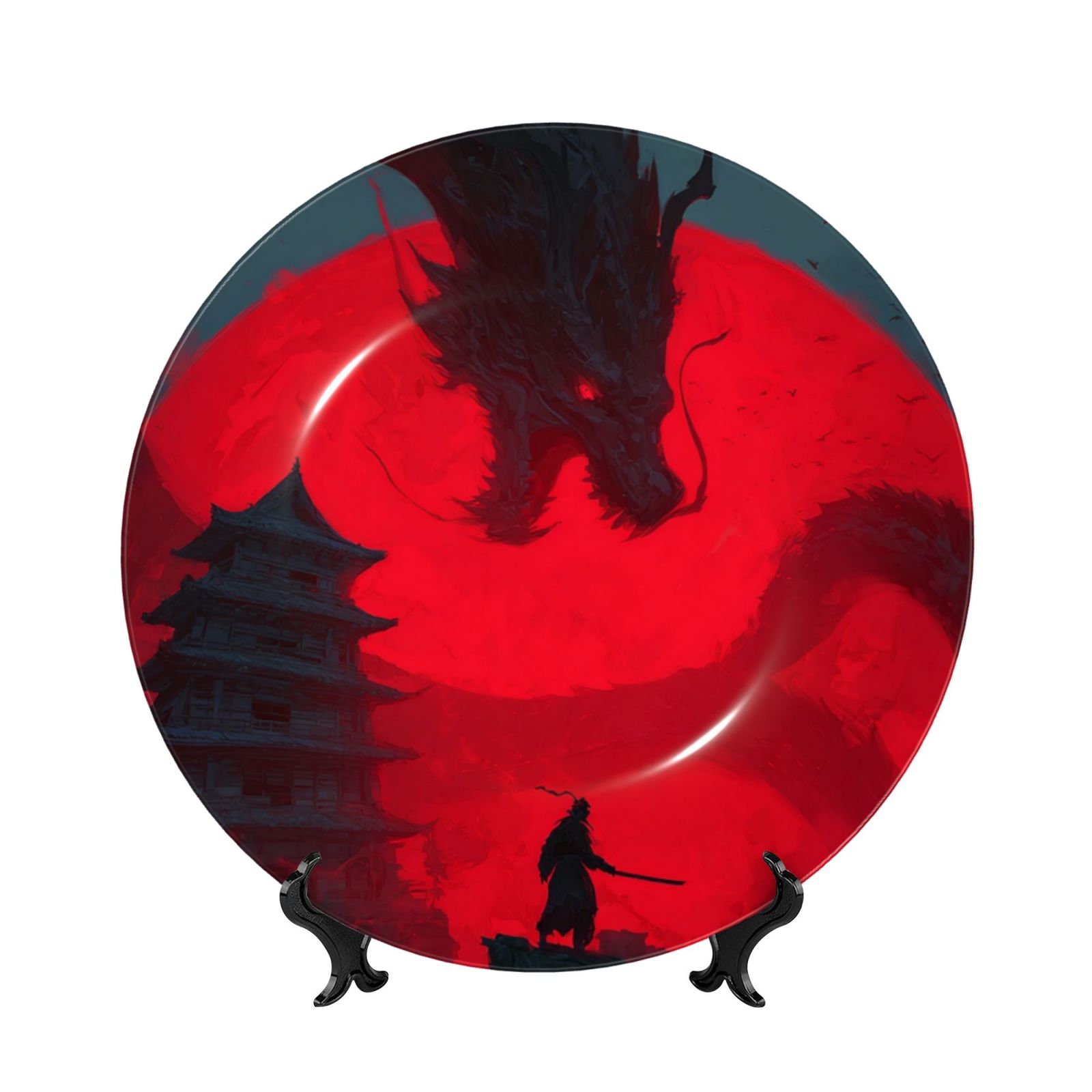 Decorative Plates – Bone China Wall & Table Decor - Dragon Japanese ...