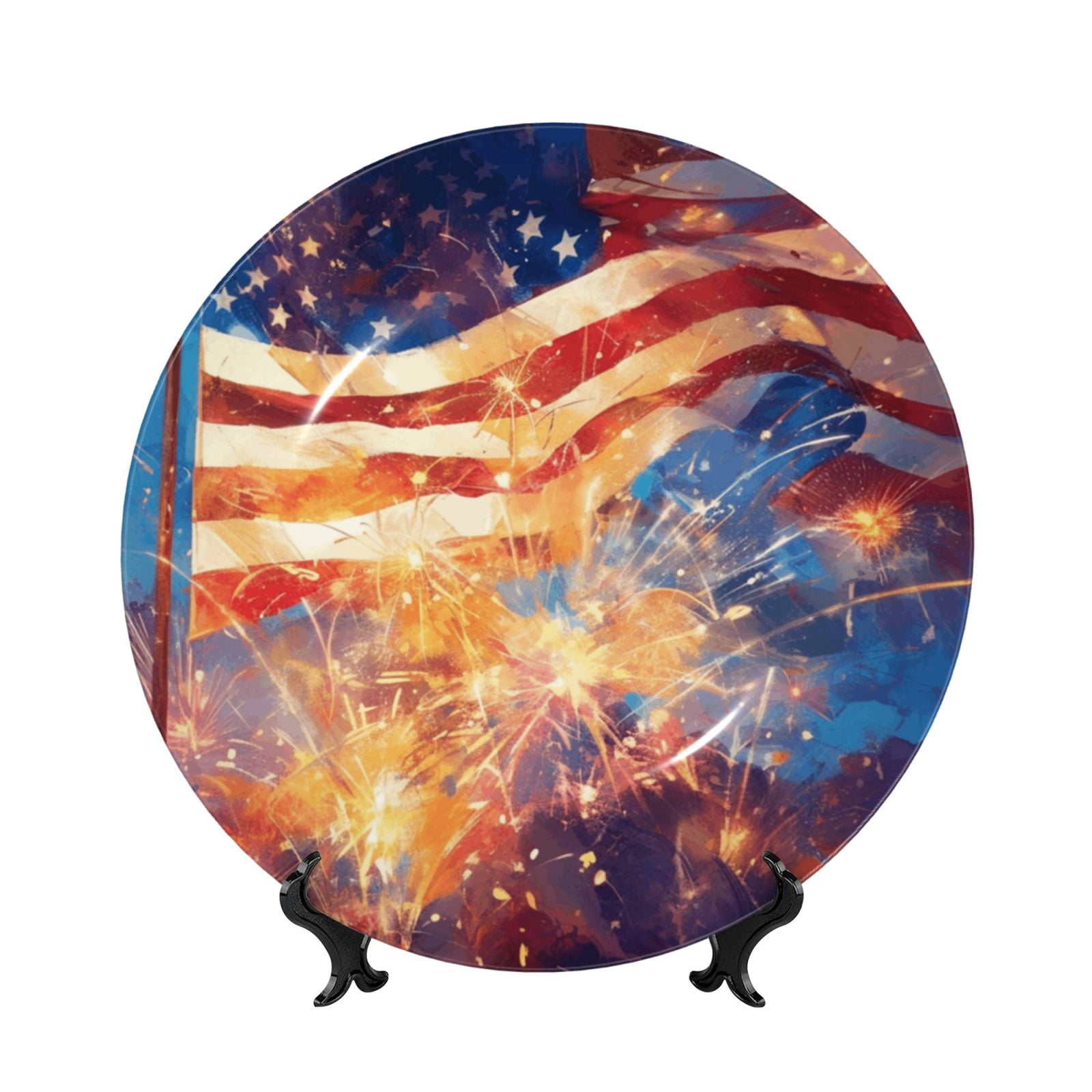 Decorative Plates – Bone China Wall & Table Decor - Independence Day Us ...