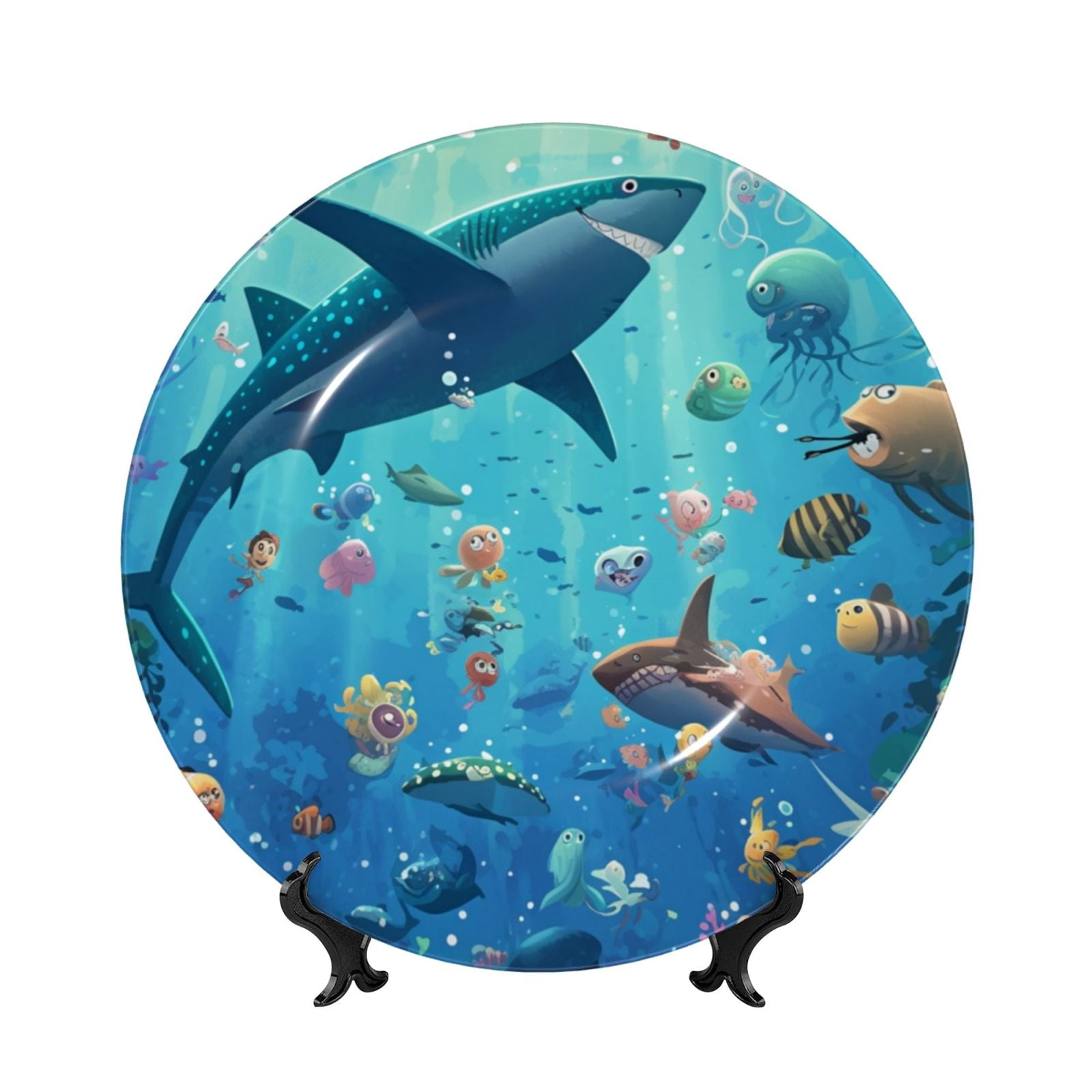 Decorative Plates – Bone China Wall & Table Decor - Tortoise Sea Turtle ...