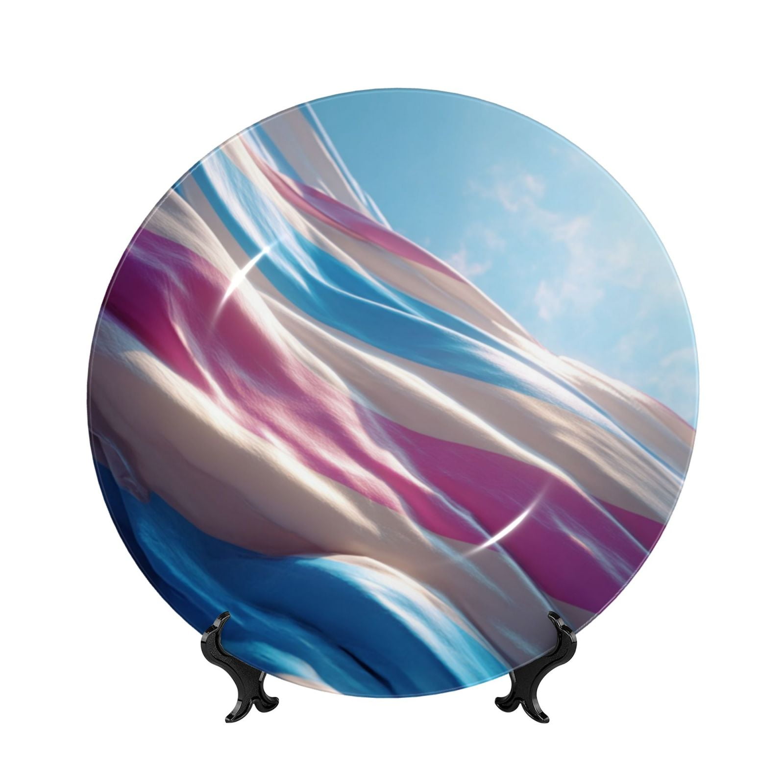 Decorative Plates – Bone China Wall & Table Decor - Transgender Pride ...