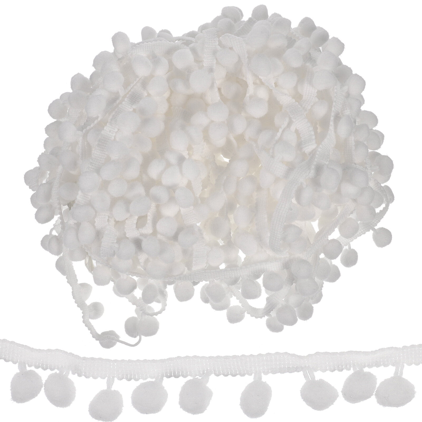 Decorative Pom Pom Balls Trim Clothing Curtain DIY Fringe Trim Clothing ...