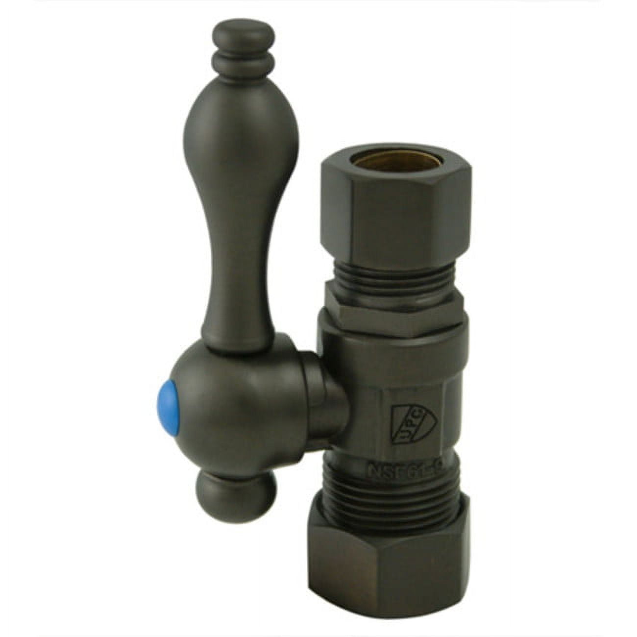 Decorative Quarter Turn Valves with Lever Handle, Dark Bronze - Walmart.com