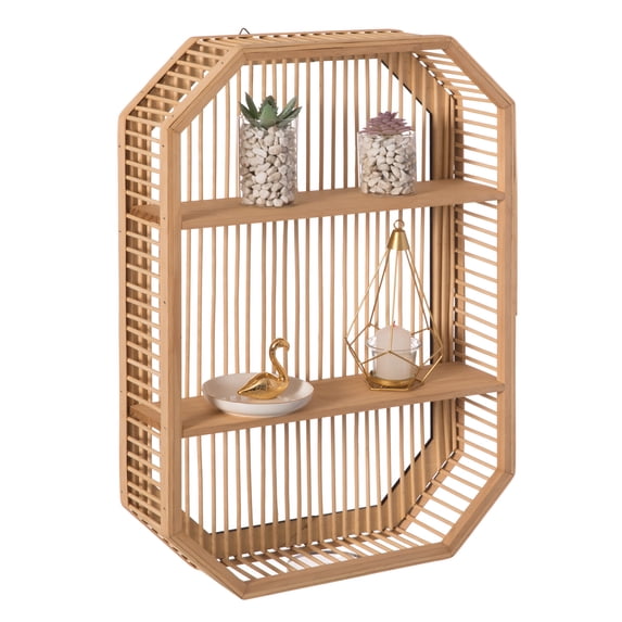 Decorative Rectangle Display Shelf With 2 Shelves for The Dining Room ...