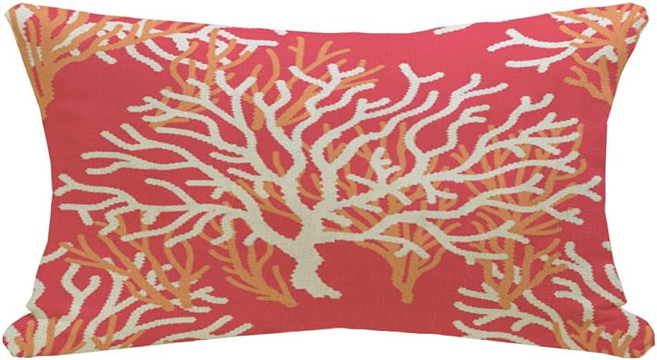 Decorative Rectangle Throw Lumbar Pillow Cover Elegant White Beauty ...