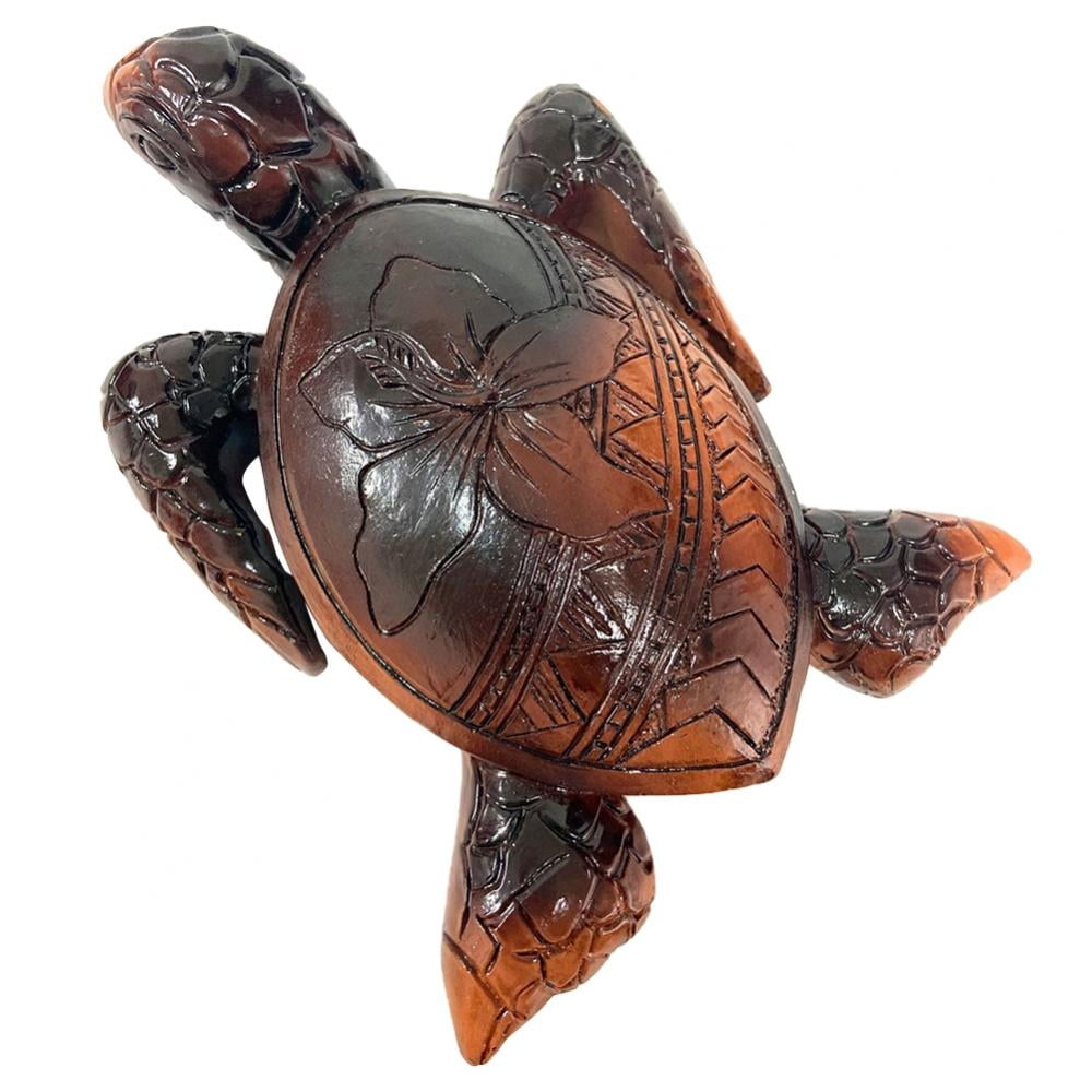 Decorative Resin Sea Turtle Statue,Lovely Baby Seaturtle Figurine,Wild ...