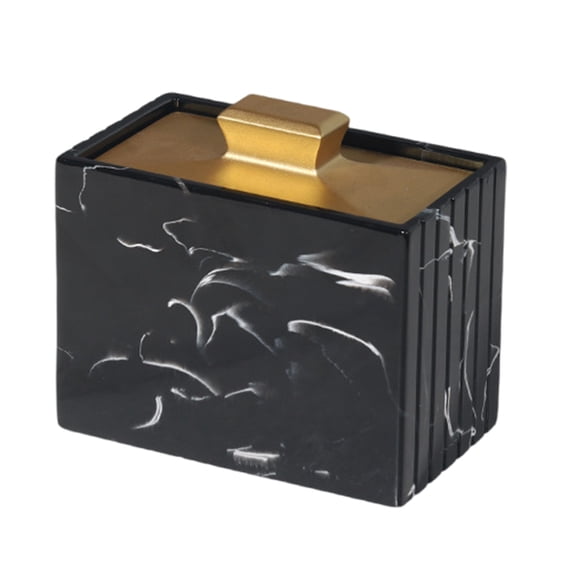 Decorative Resin Toothpick Container With Secure Cover For Restaurants ...