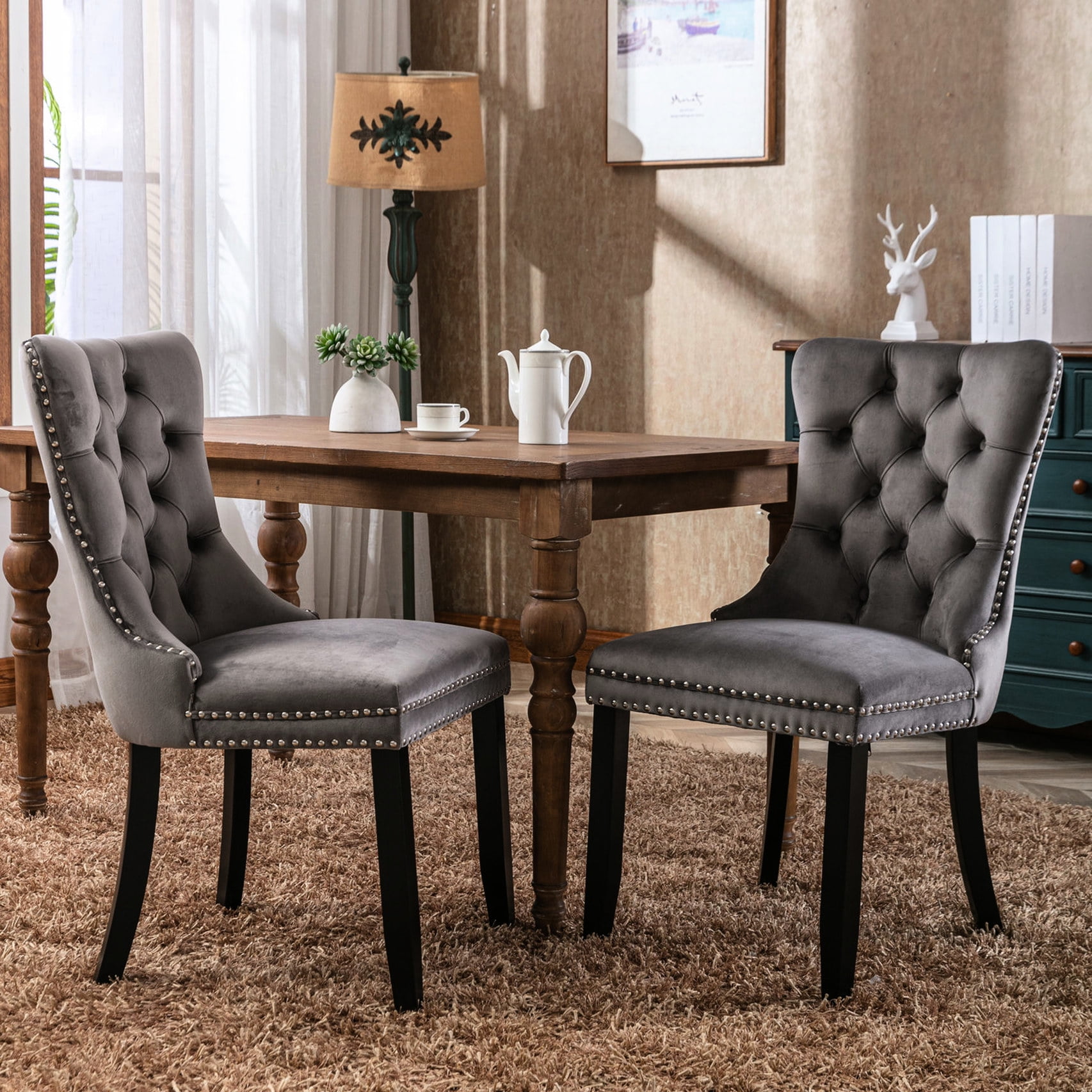 Decorative Rivets and Noble Appearance - Beautify Your Dining Room with ...