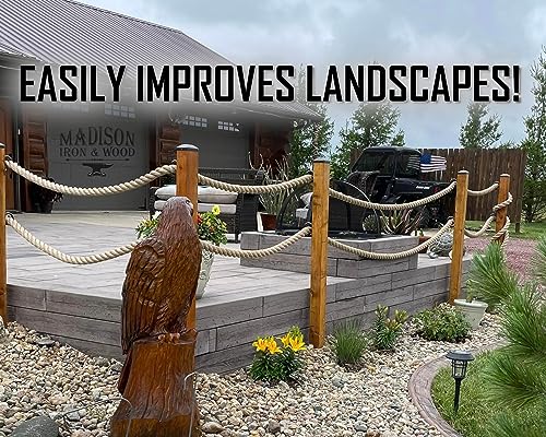 Decorative Rope Holder, Metal Fish Rings for 2" Rope Fencing, Stair ...