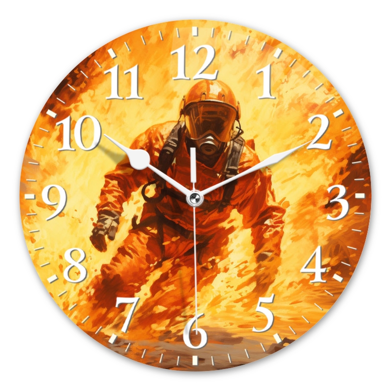 Decorative Round Wall Clocks Non-Ticking Silent Battery Operated Clocks ...