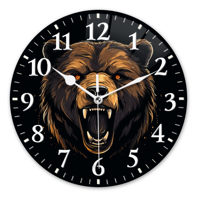 Decorative Round Wall Clocks Non-Ticking Silent Battery Operated Clocks ...