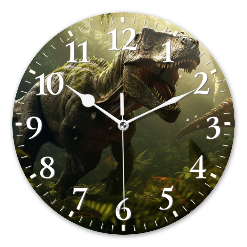 Decorative Round Wall Clocks Non-Ticking Silent Battery Operated Clocks ...