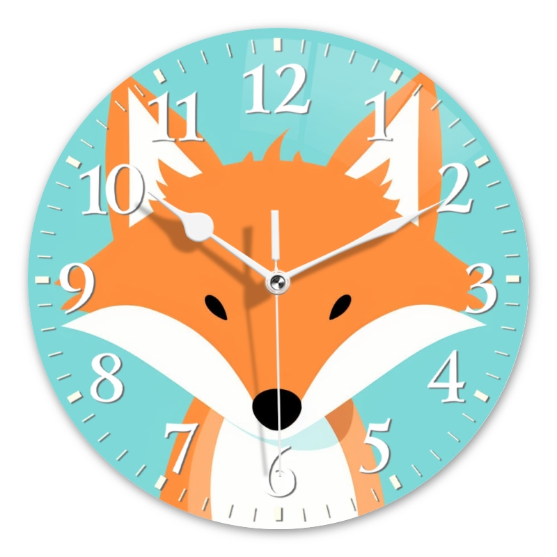 Decorative Round Wall Clocks Non-Ticking Silent Battery Operated Clocks ...