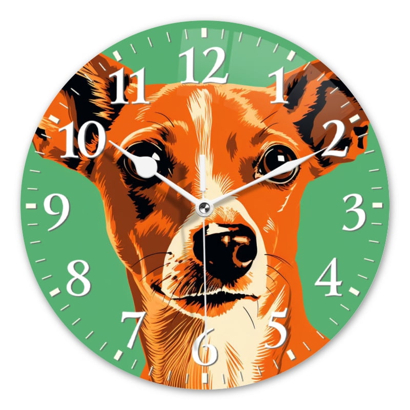 Decorative Round Wall Clocks Non-Ticking Silent Battery Operated Clocks ...