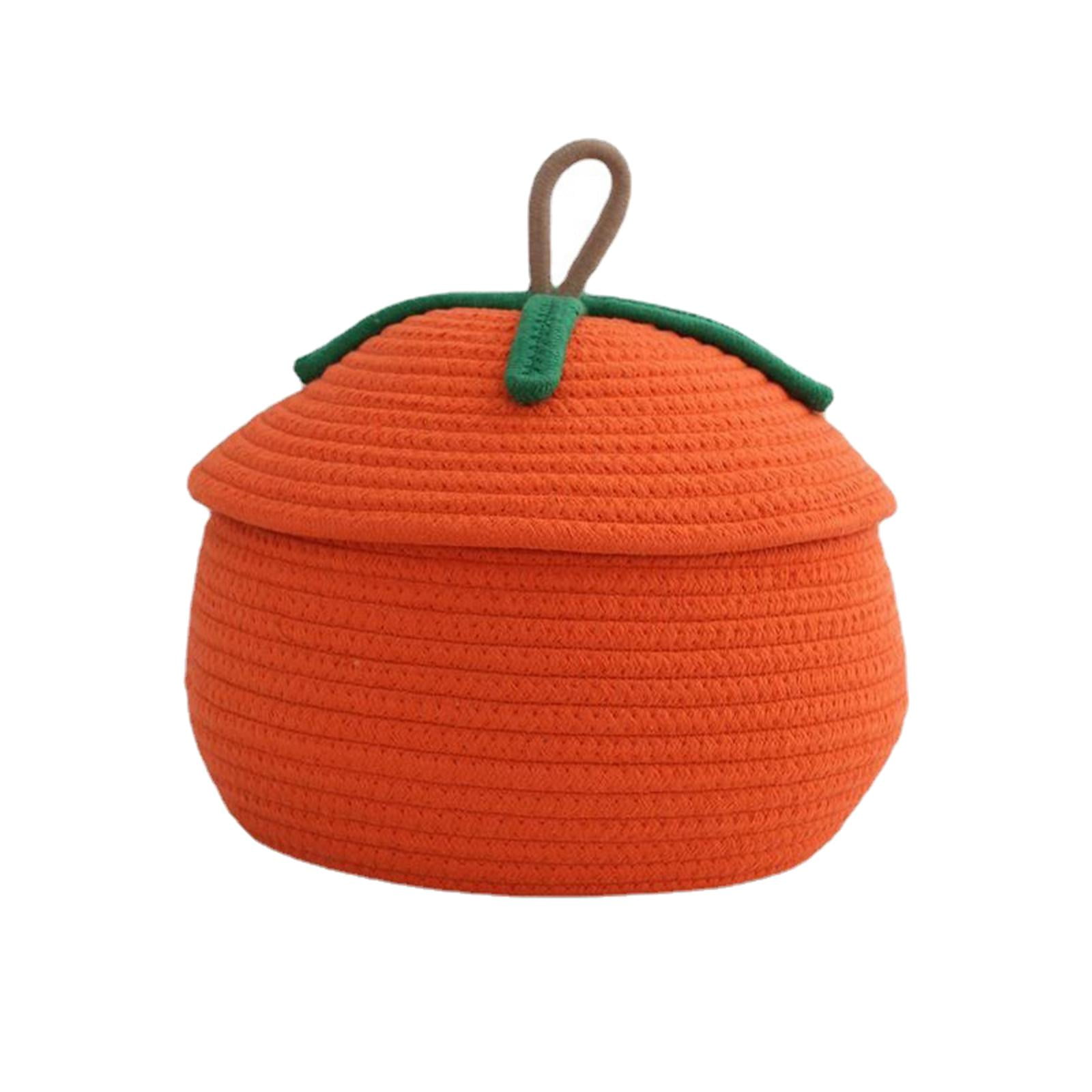 Decorative Rustic Basket Woven Basket with Lid Organizer Multipurpose ...