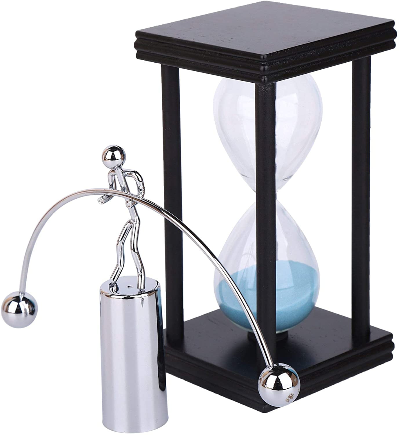 Decorative Sand Timer Clock Hourglass with Balance Physics Motion Desk ...
