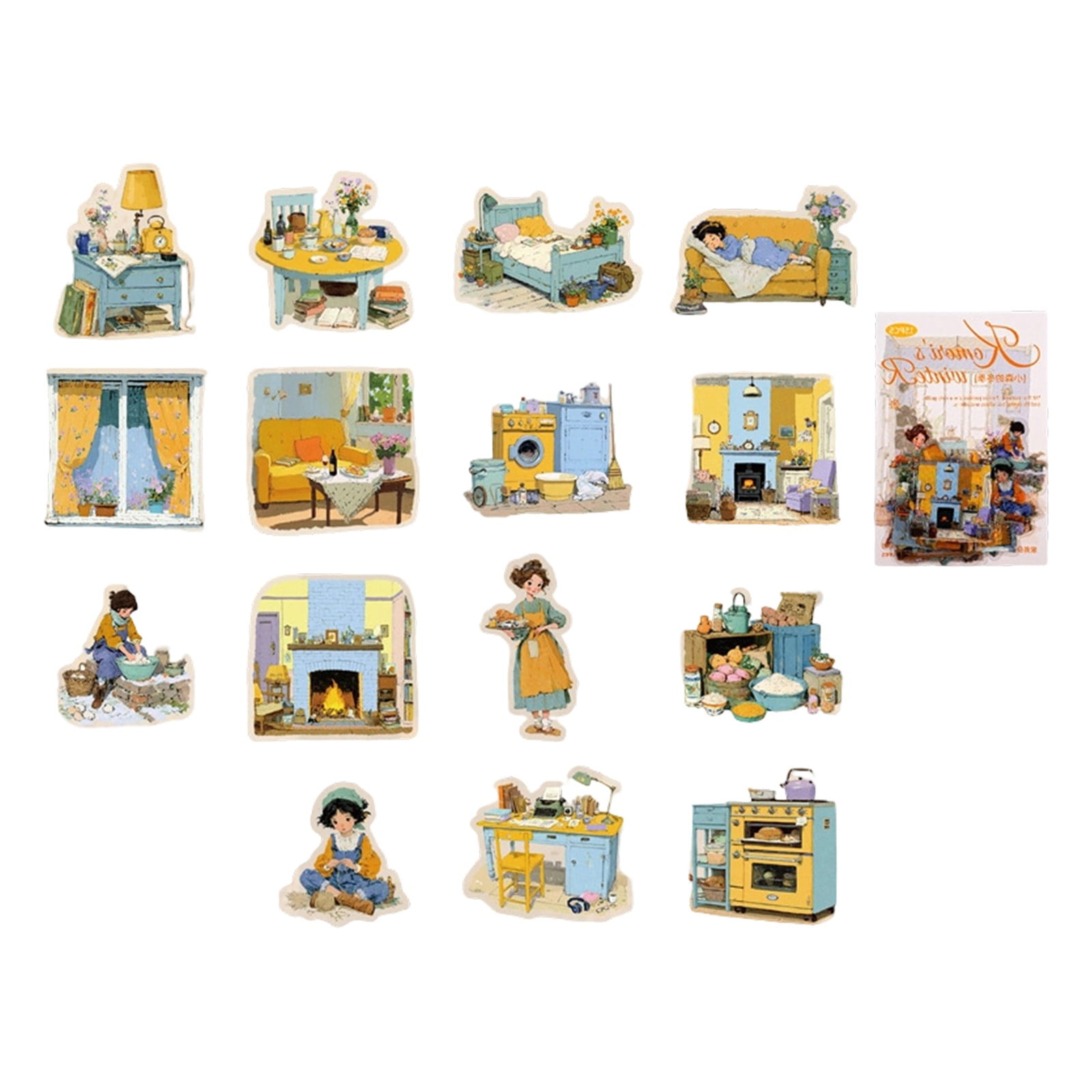 Decorative Scrapbooking Sticker Decoration Planner Stickers for Album ...