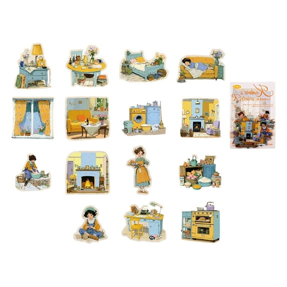 Decorative Scrapbooking Sticker Decoration Planner Stickers for Album ...