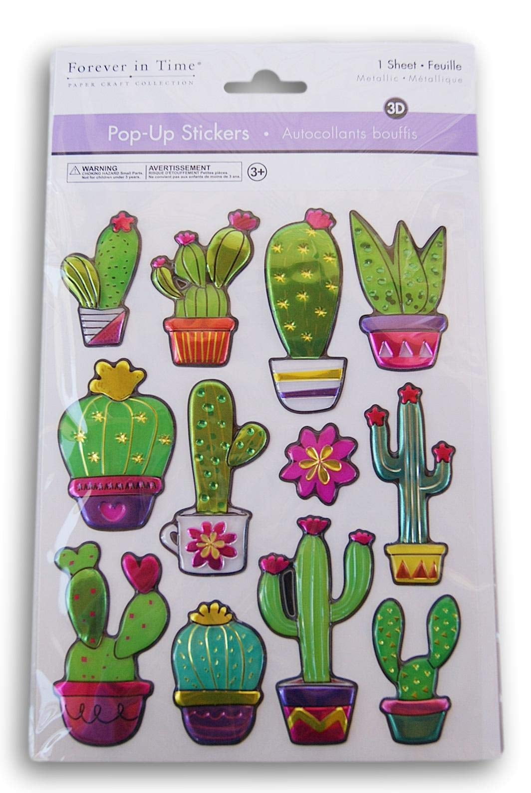 Decorative Shiny Pop-Up Stickers for Crafting, Scrapbooking and More ...