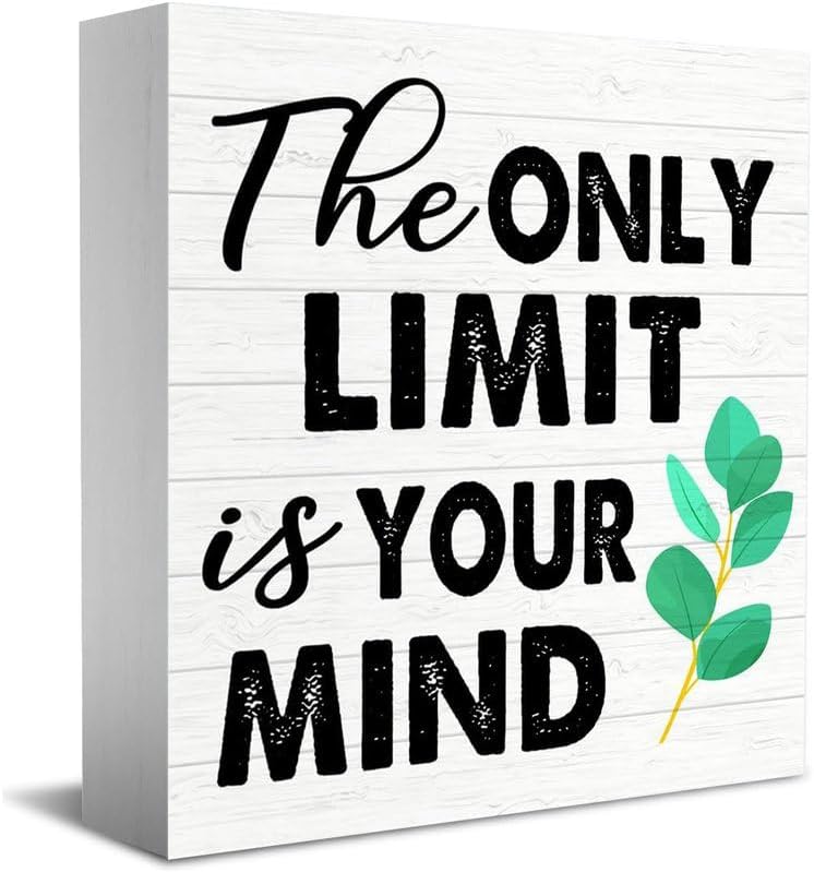 Decorative Sign Of Inspirational Quotes The Only Limit Is Your Mind ...