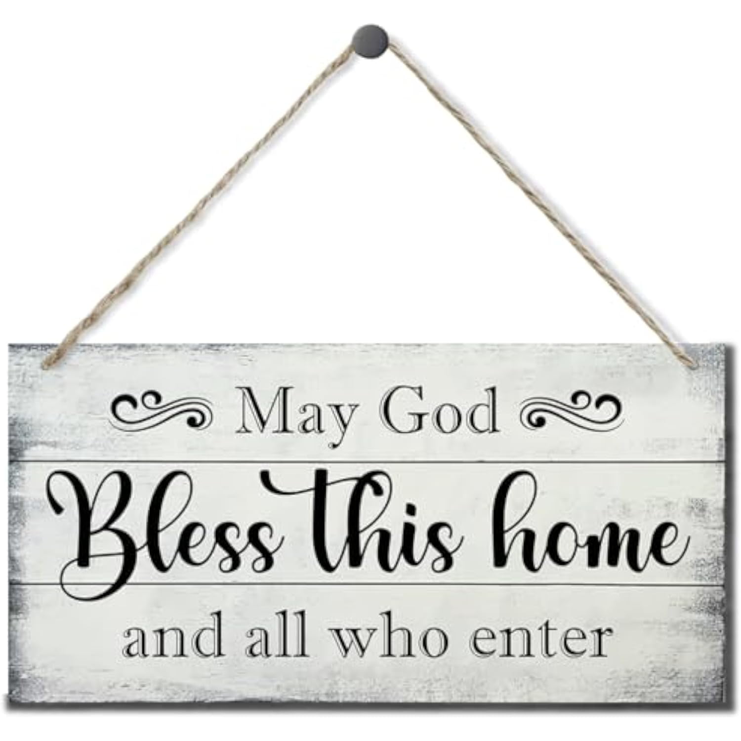 Decorative Signage, God Bless Sign, Wood Wall Art, Rustic Farmhouse ...