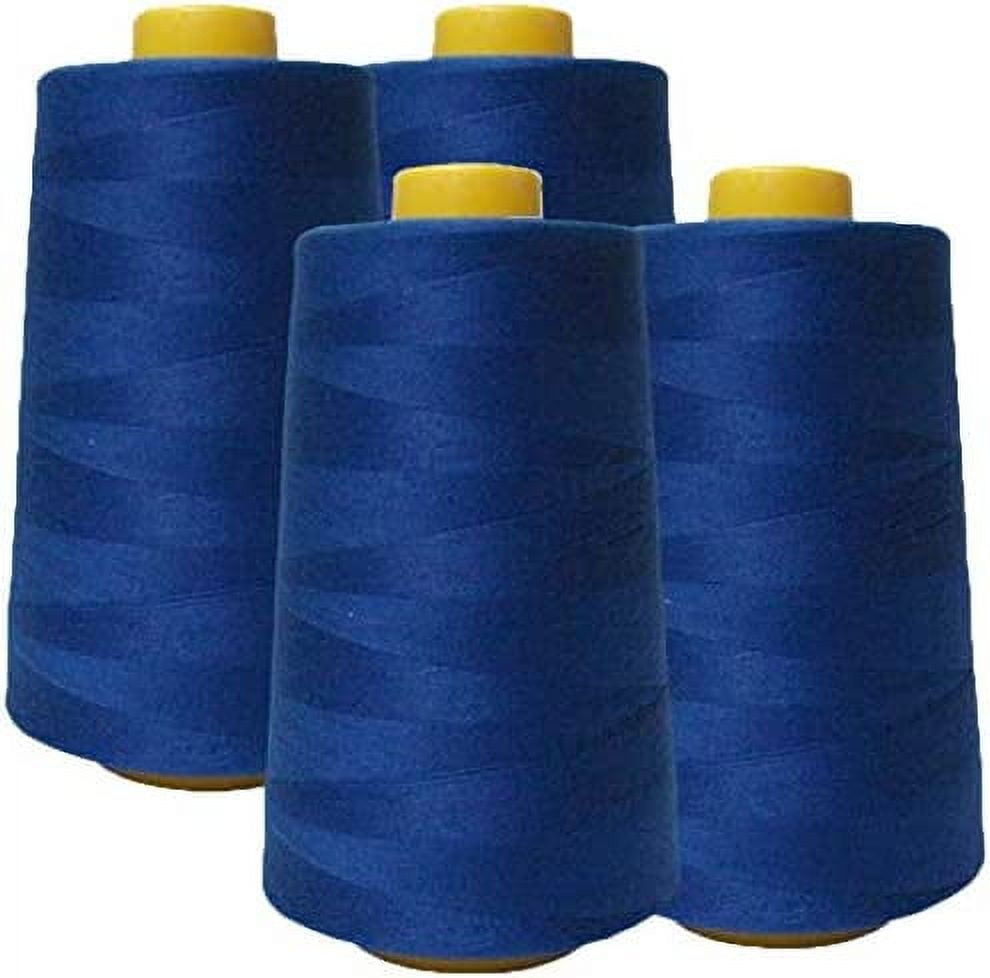 Decorative Silk inc 4 Pack of 6000 (24,000 Total) Yard Spools Sewing ...