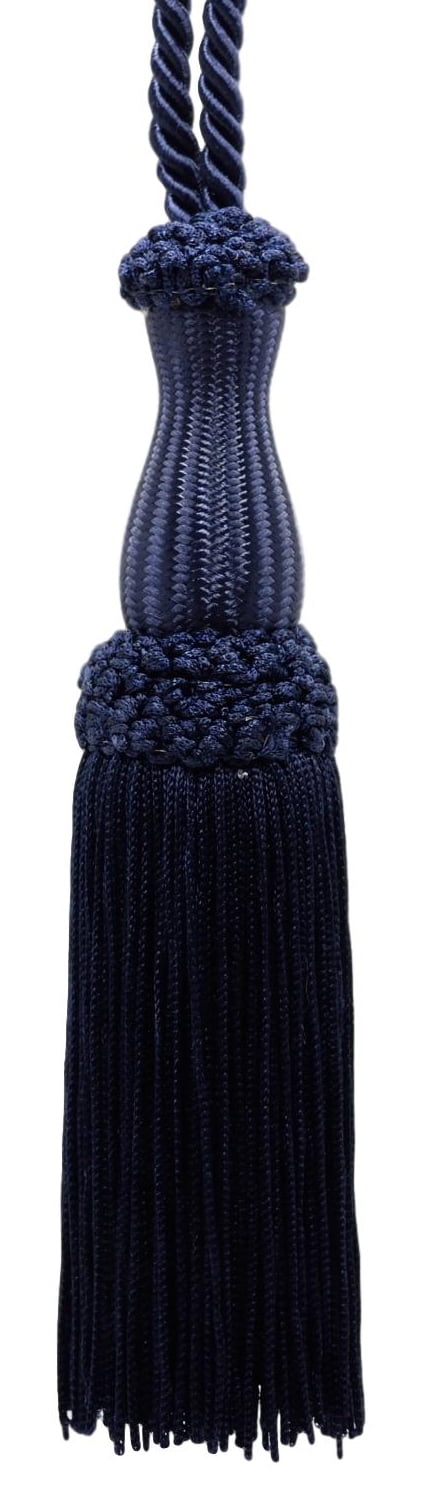 Decorative Silky 5" (12.5cm) Key Tassel, 5" (12.5cm) Loop # SKT,, Dark ...