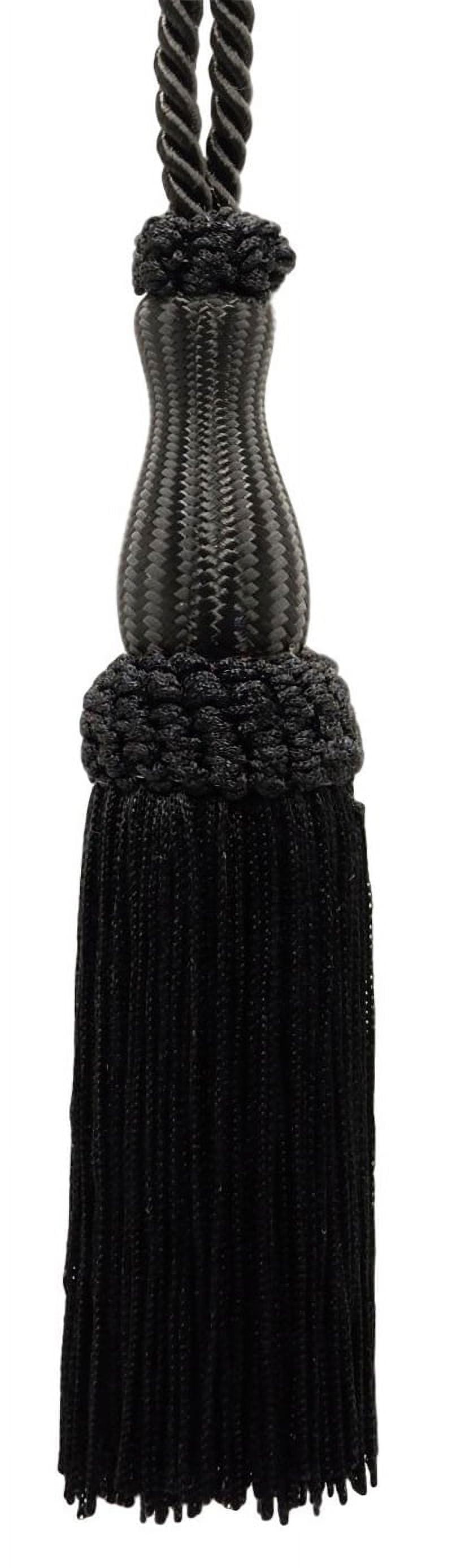 Decorative Silky 5" (12.5cm) Key Tassel, 5" (12.5cm) Loop # SKT,, Pure ...