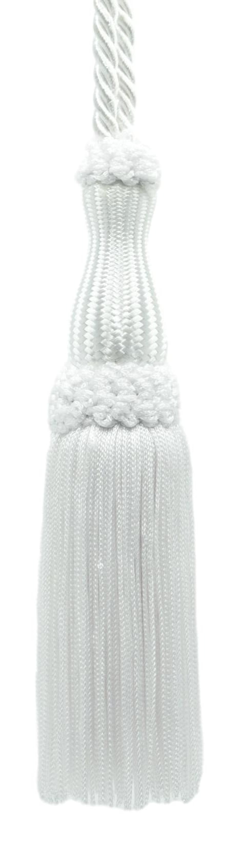 Decorative Silky 5" (12.5cm) Key Tassel, 5" (12.5cm) Loop # SKT,, Pure ...