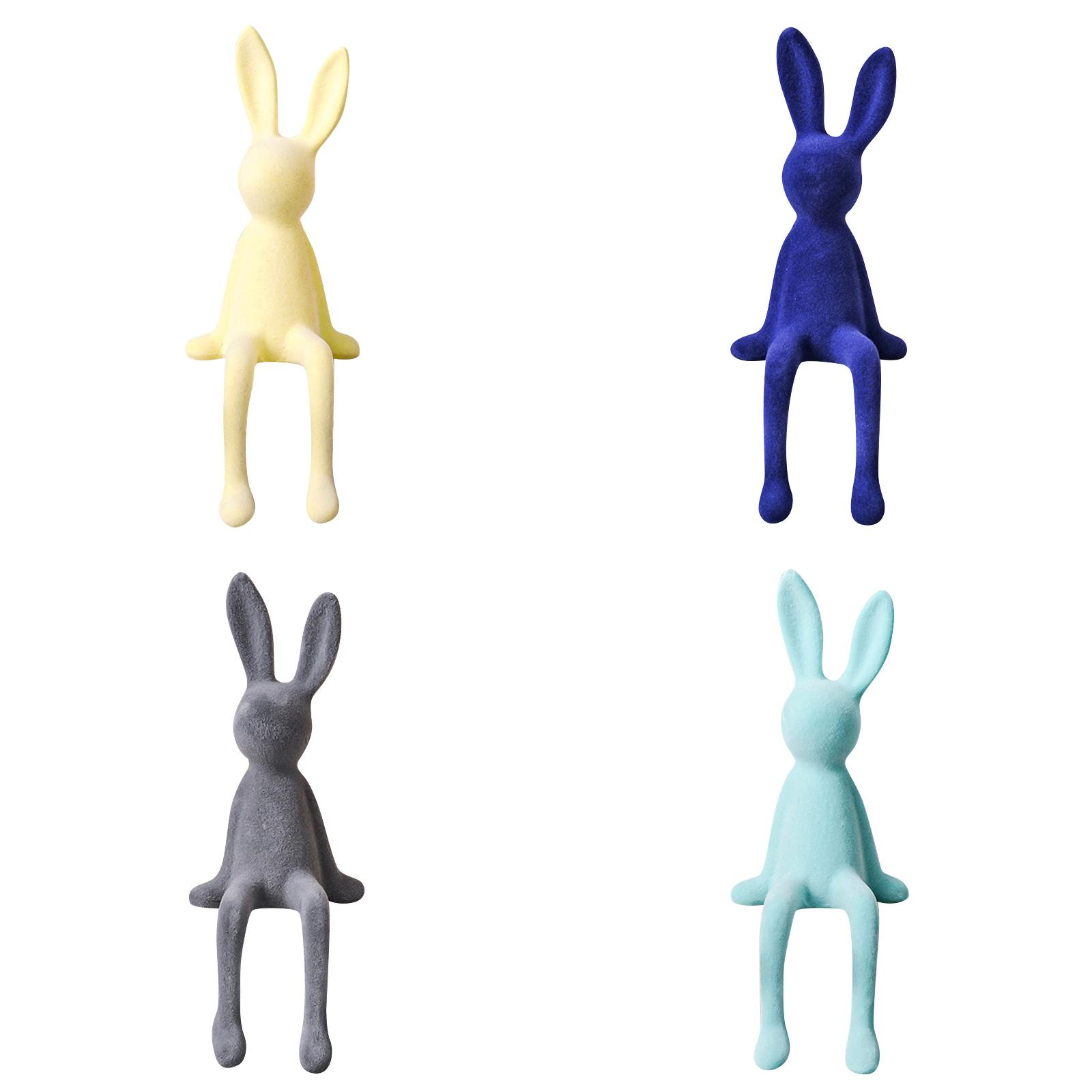 Decorative Sitting Rabbit Easter Rabbit Family Sculpture Showpiece ...